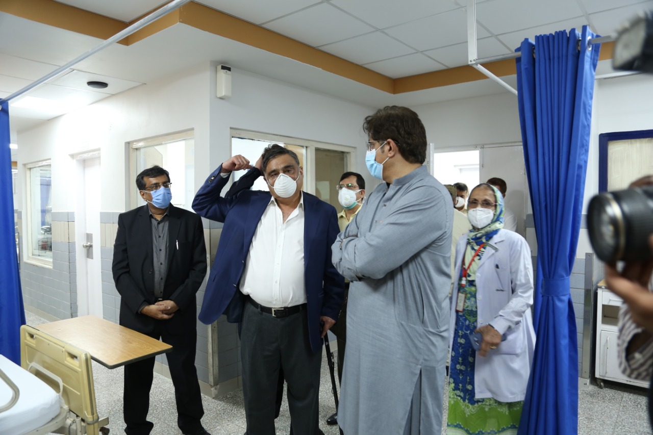 INAUGURATION OF COVID-19 WARD DR.ZIAUDDIN HOSPITAL - Sindh HealthCare ...
