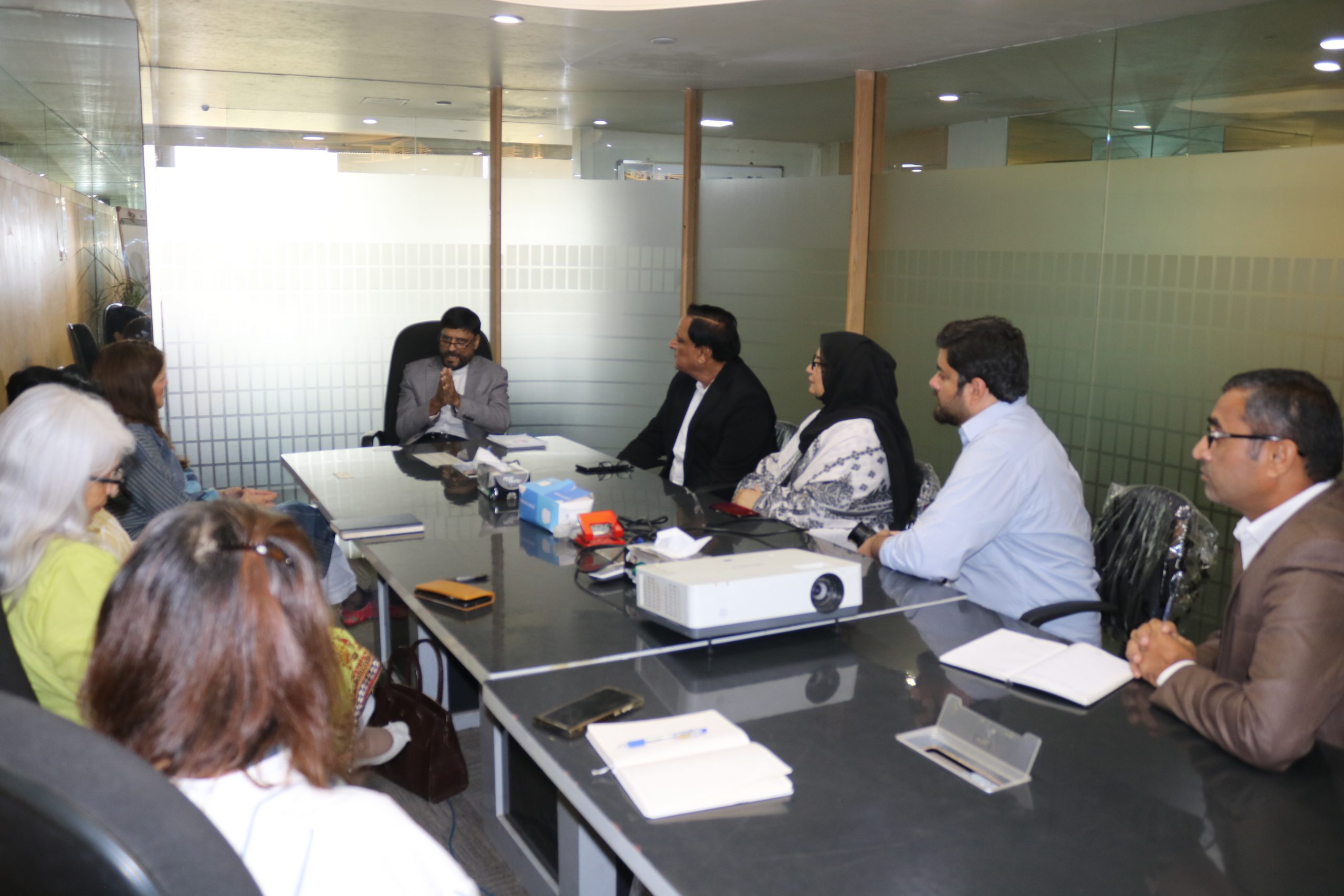 SHCC's management held a meeting with the team of Pathfinders - Sindh ...